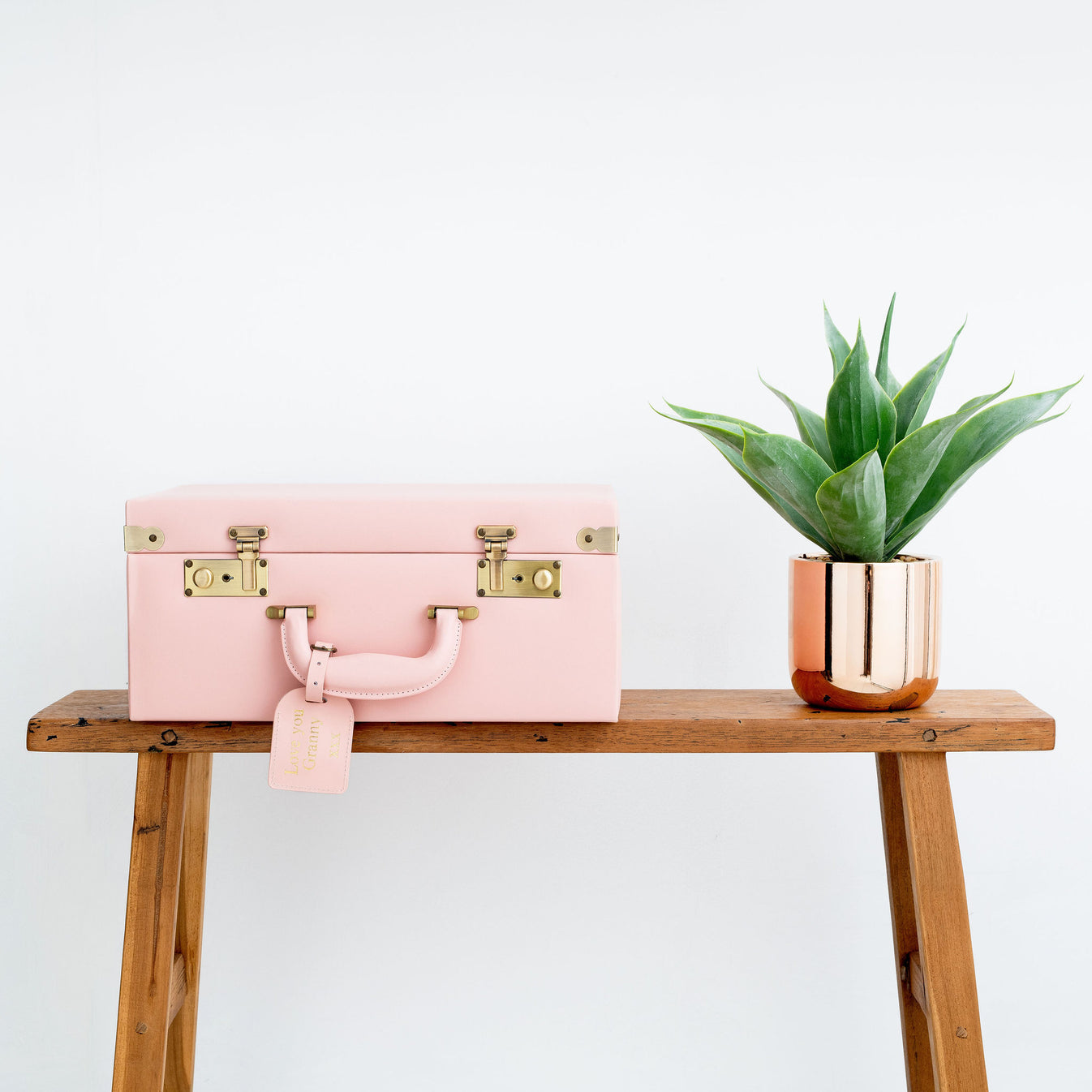 memory box | keepsake case in blush pink – meminio